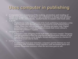 Uses of computer | PPTX