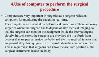 Uses of computerr in hospital management system | PPTX