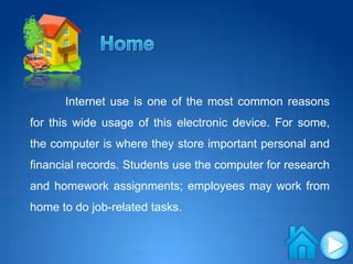 Uses of computers | PPTX