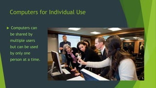 Uses of computers | PPTX