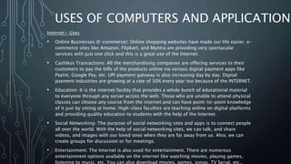 Uses of computers and applications1.pptx | Computer Animation ...