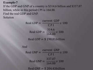 Uses of consumer price index number | PPT