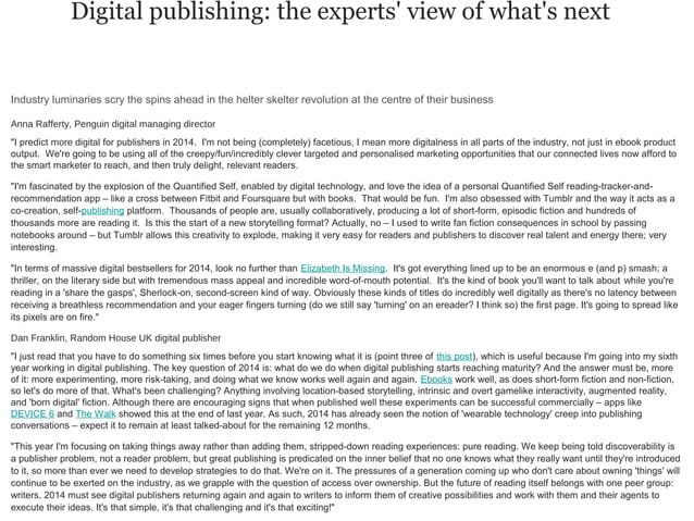 Uses of digital texts | PPT