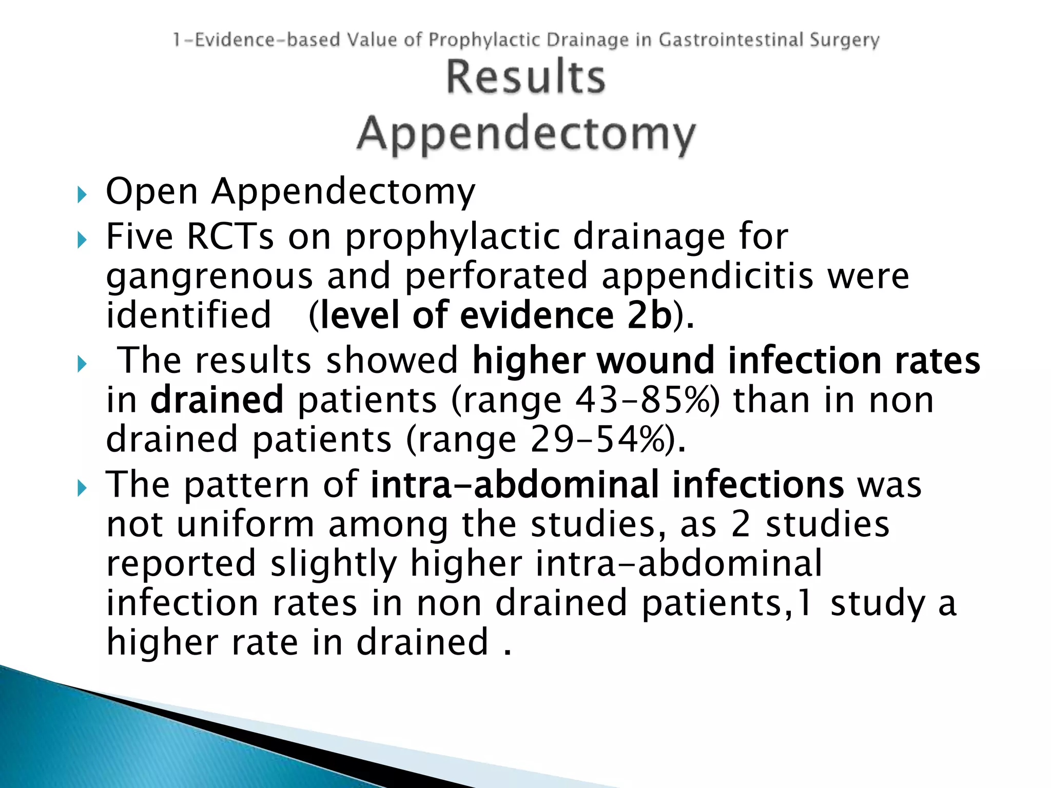 Uses of drain in abdominal surgery | PPTX