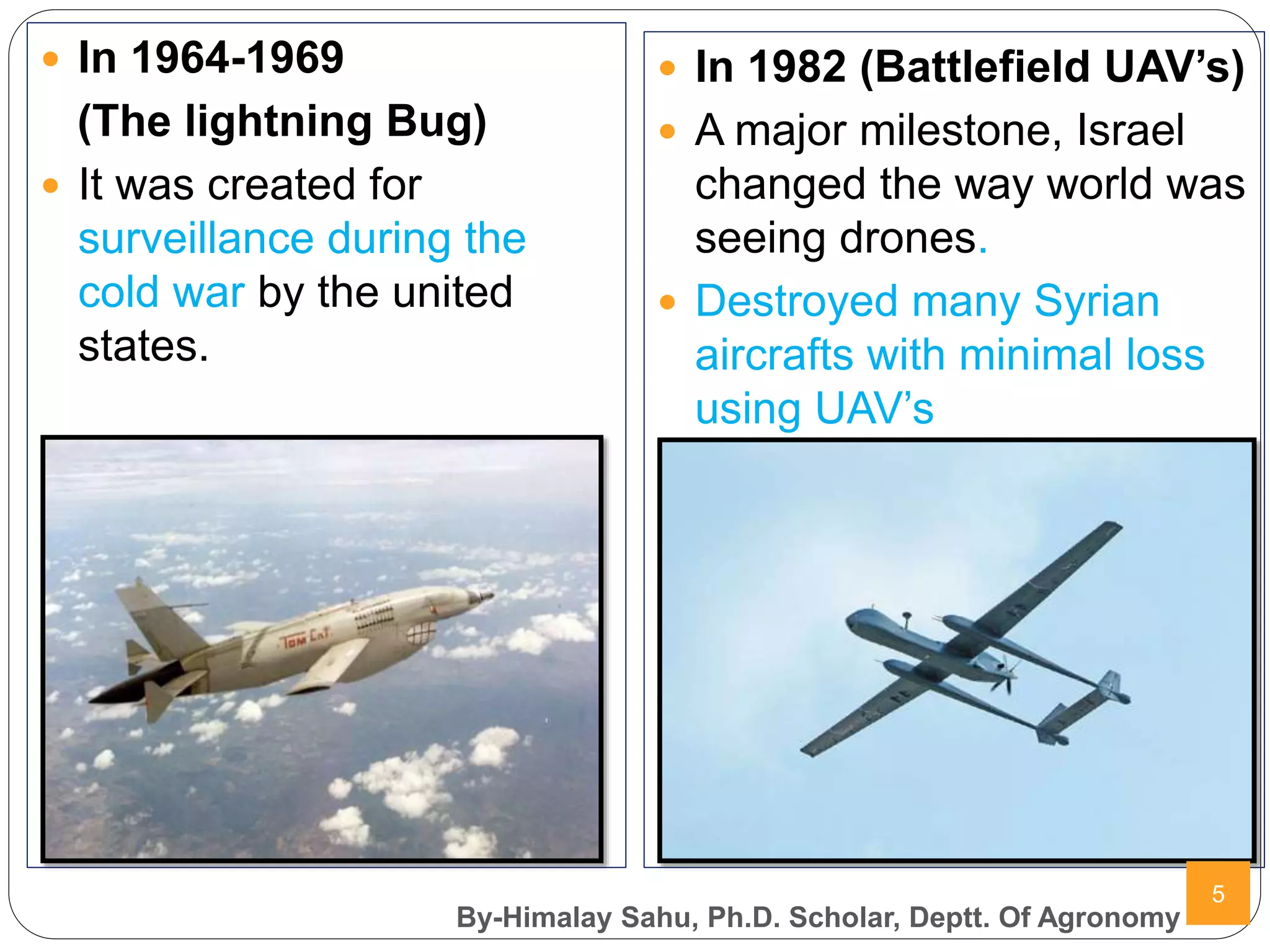 Uses of drones in general and in agriculture.pptx