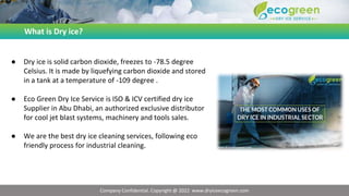 Uses of dry ice industrial sector | PPTX