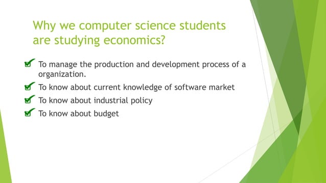 Uses of economics in computer science | PPTX