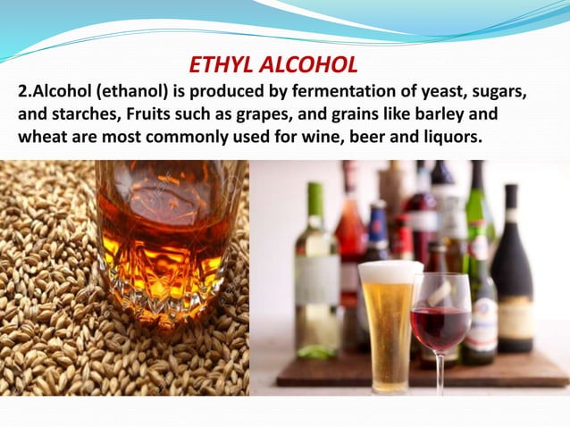 Uses of ethyl alcohol | PPT