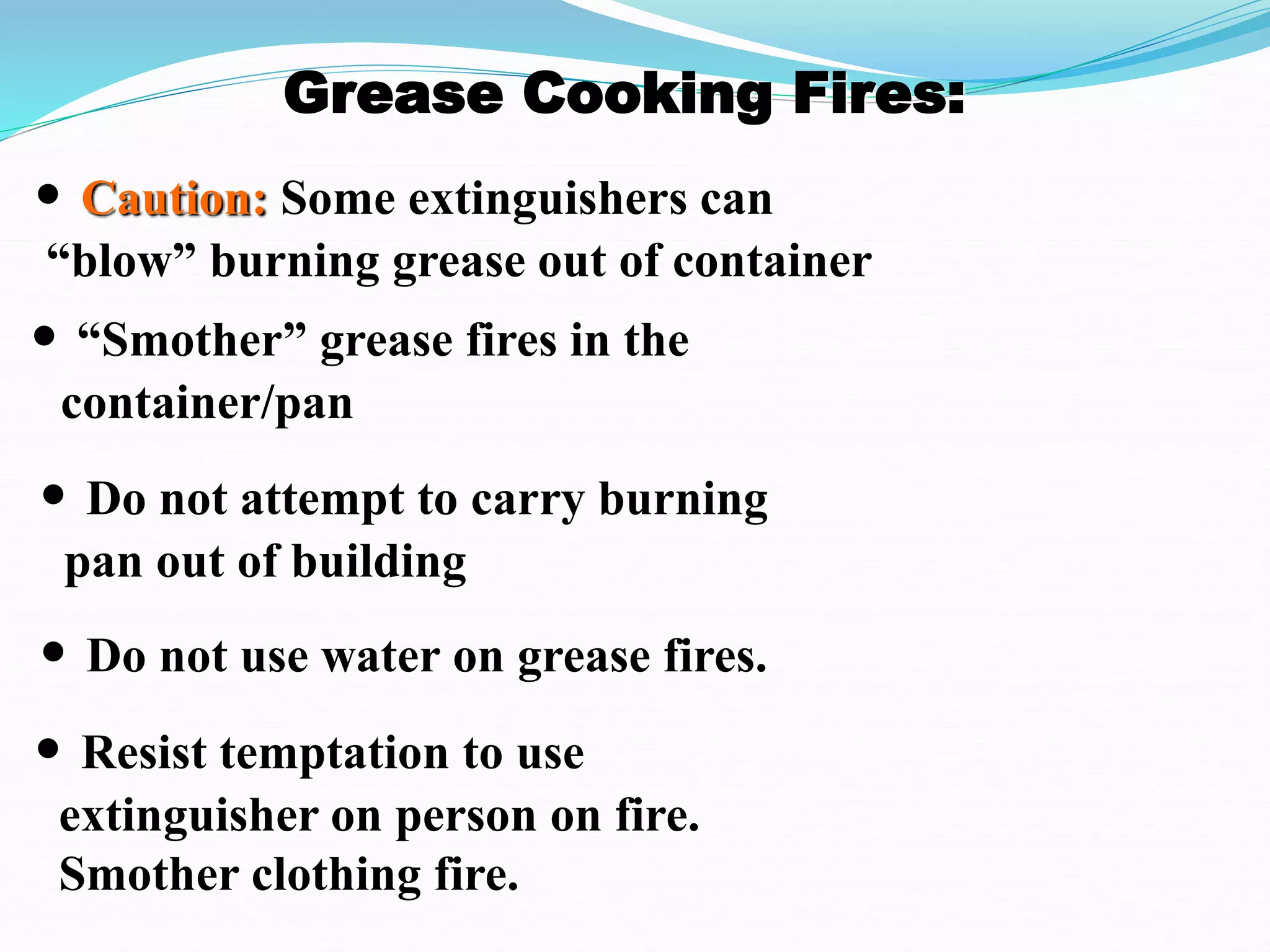 Uses of fire estinguisher | PPT