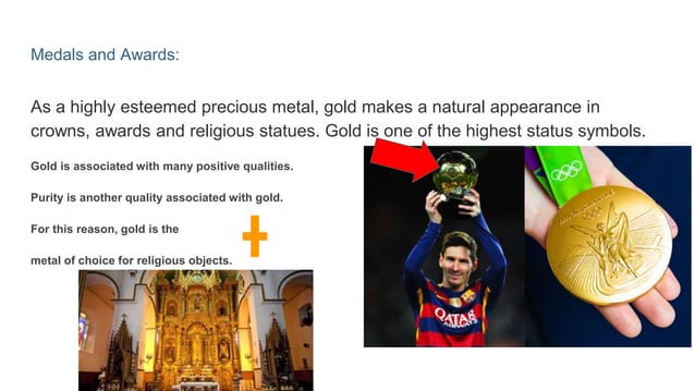 Uses of gold (1) | PPT