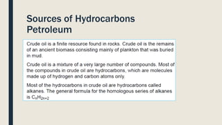 Uses of hydrocarbons | PPTX