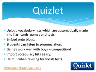 Uses of ICT in MFL | PPT