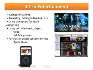 Uses of ict in society | PPTX