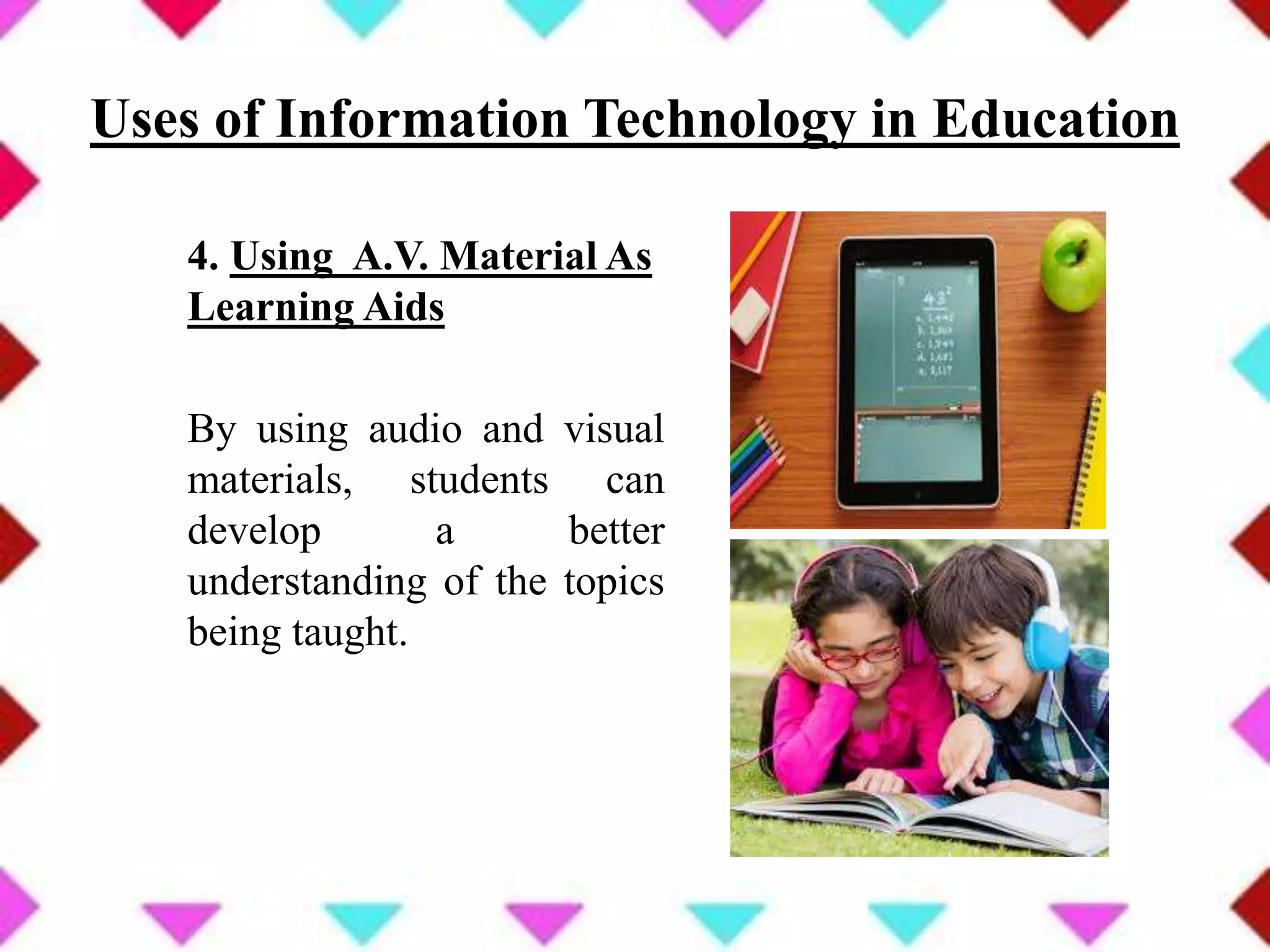 Uses of information technology | PPTX