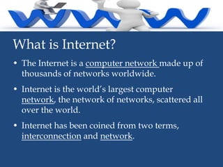 Uses of internet | PPT