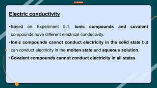 Uses of ionic compound and covalent compound in daily life | PDF
