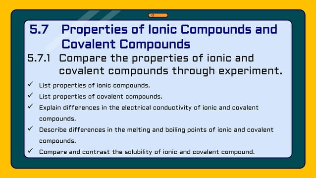 Uses of ionic compound and covalent compound in daily life | PPT