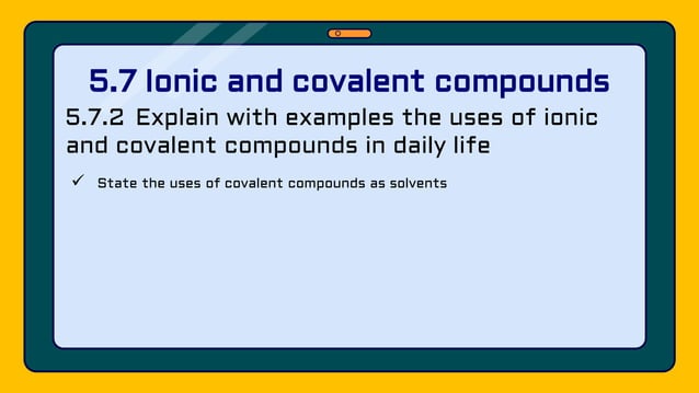 Uses of ionic compound and covalent compound in daily life | PDF ...