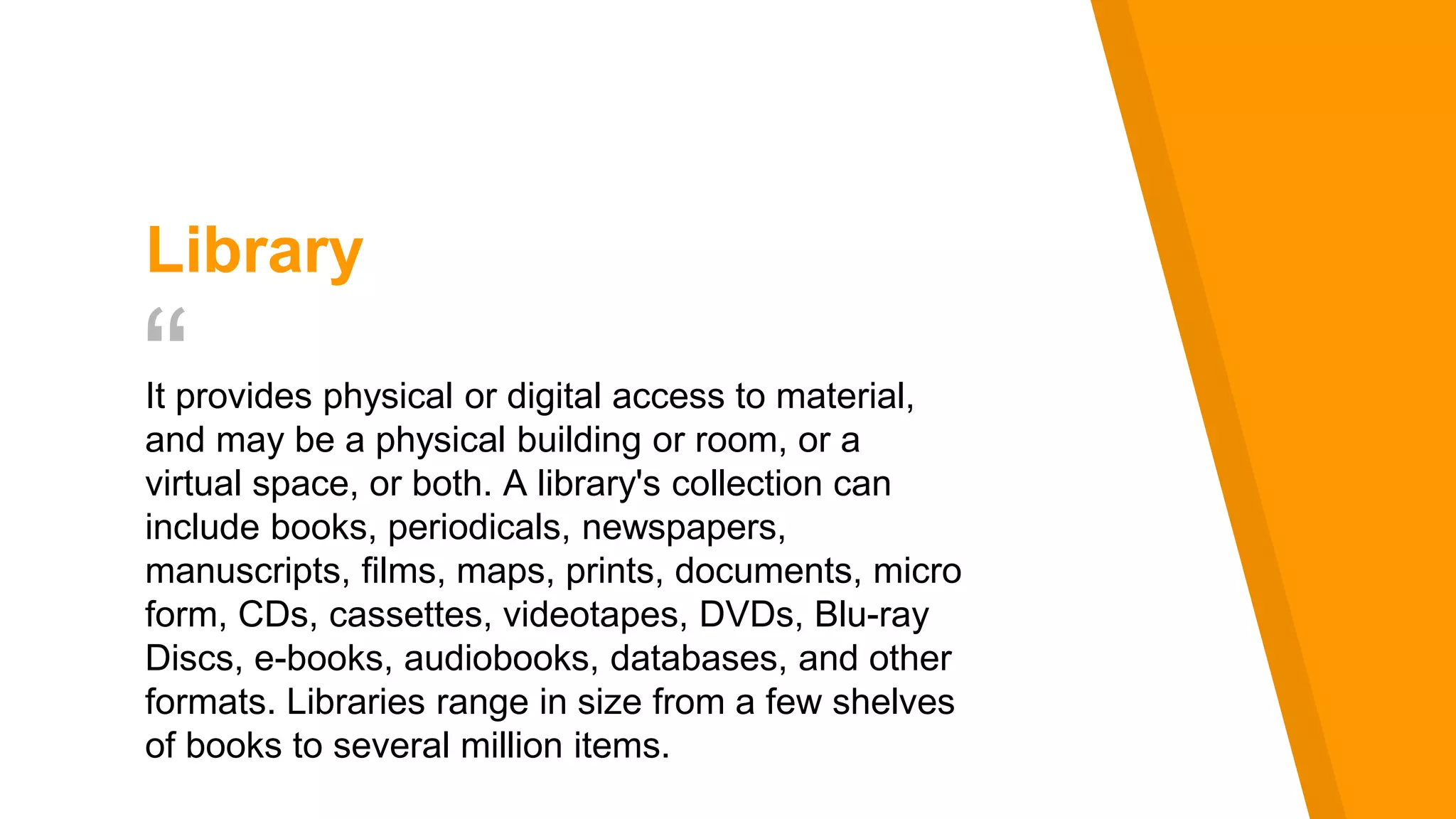 Uses of libray and internet | PPTX