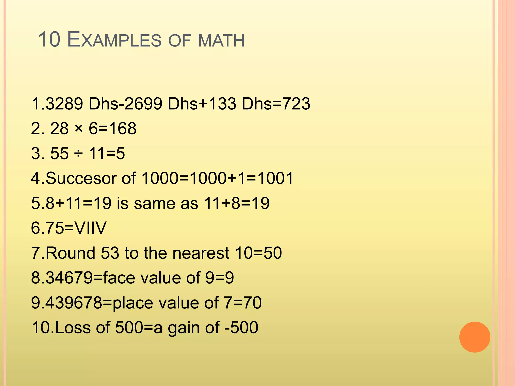 Uses of mathematics in our daily life | PPTX