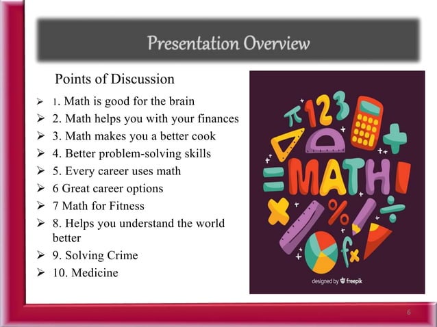 Uses of Mathematics in our daily life by Tracilee' | PPTX