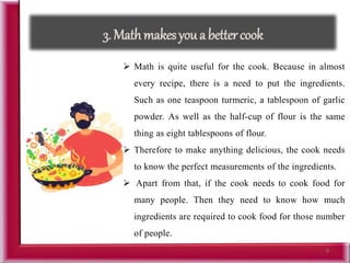 Uses of Mathematics in our daily life by Tracilee' | PPTX