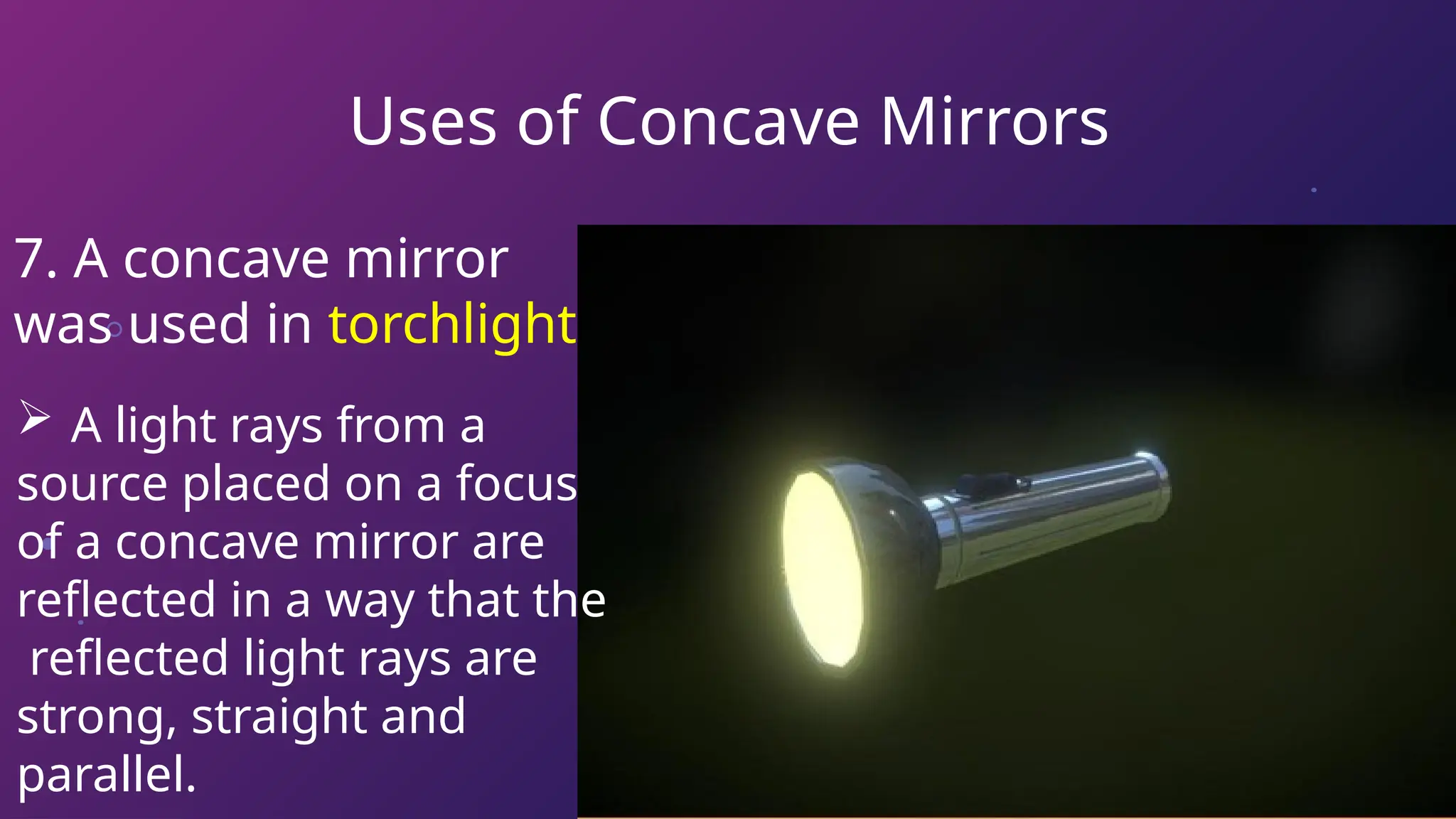 Uses of Mirrors and Lenses and the practical uses of it. | PPTX