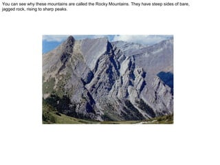 Uses of mountains | PPT
