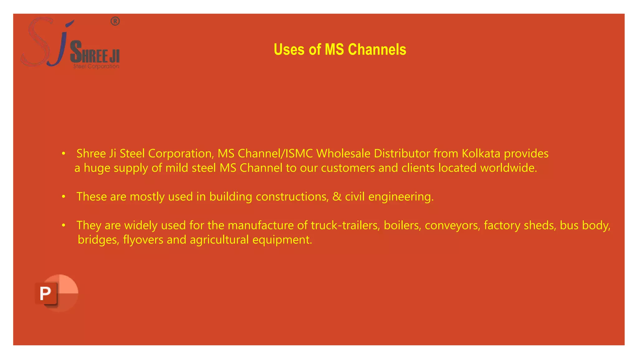 Uses of MS Channels | PPTX