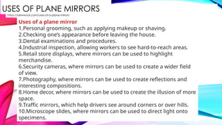 Uses of plane mirrors science science.pptx