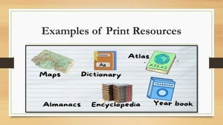 Uses of Print and Nonprint Resources.pptx