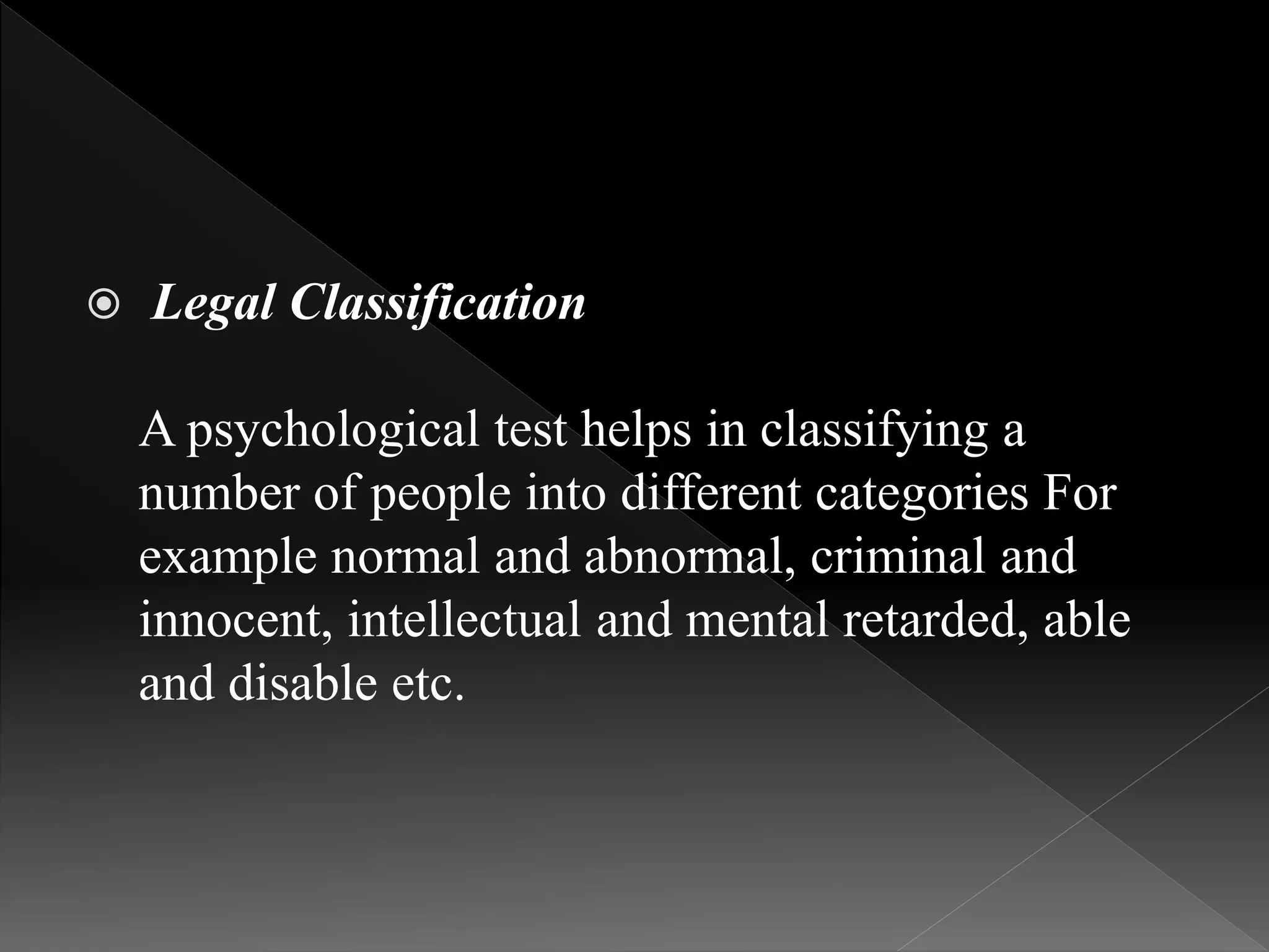 uses of PSY test.pptx