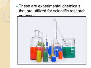 Uses of Research Chemicals | PPTX