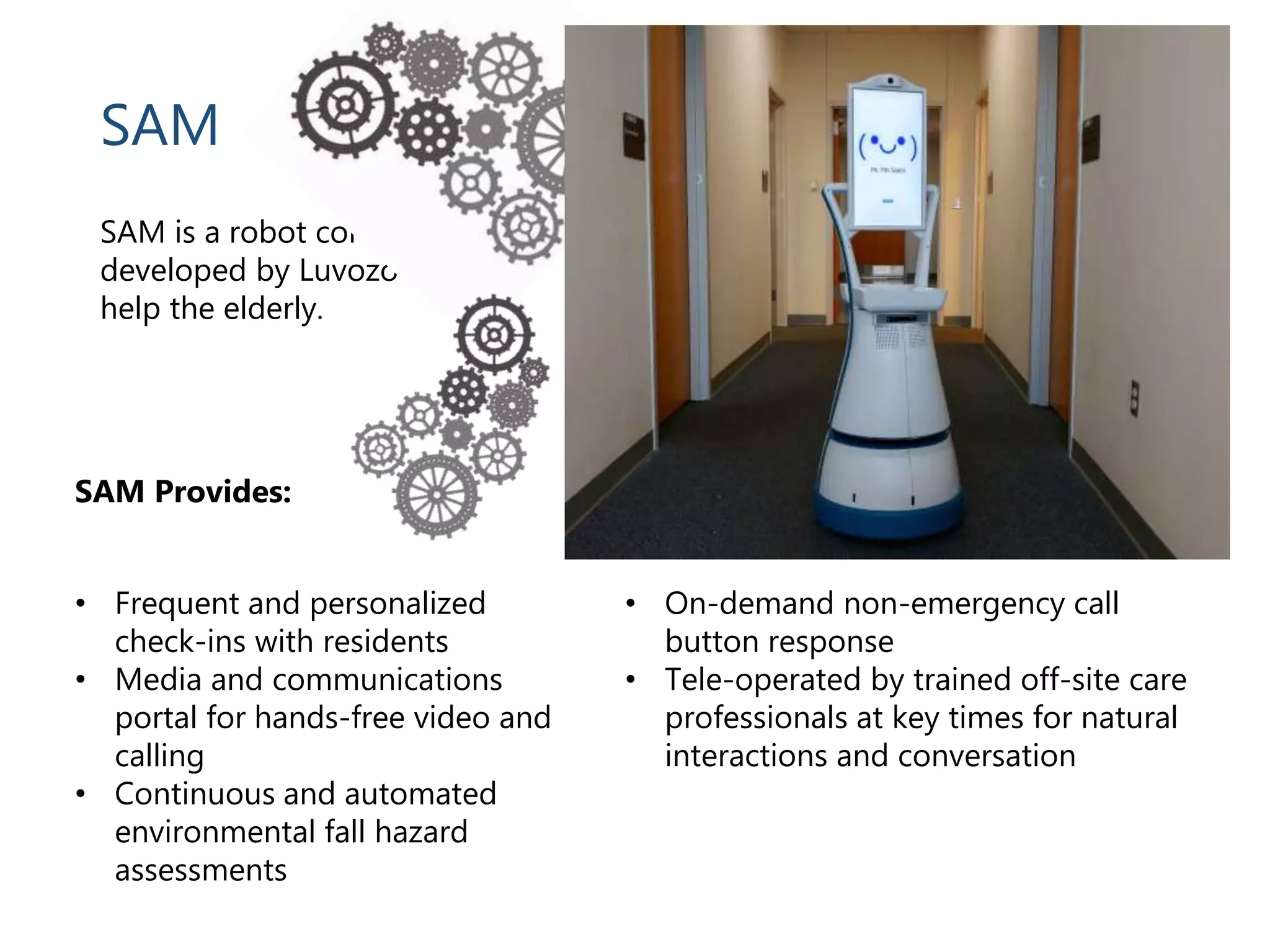 The use of robotics in elderly care #scichallenge2017 | PPTX