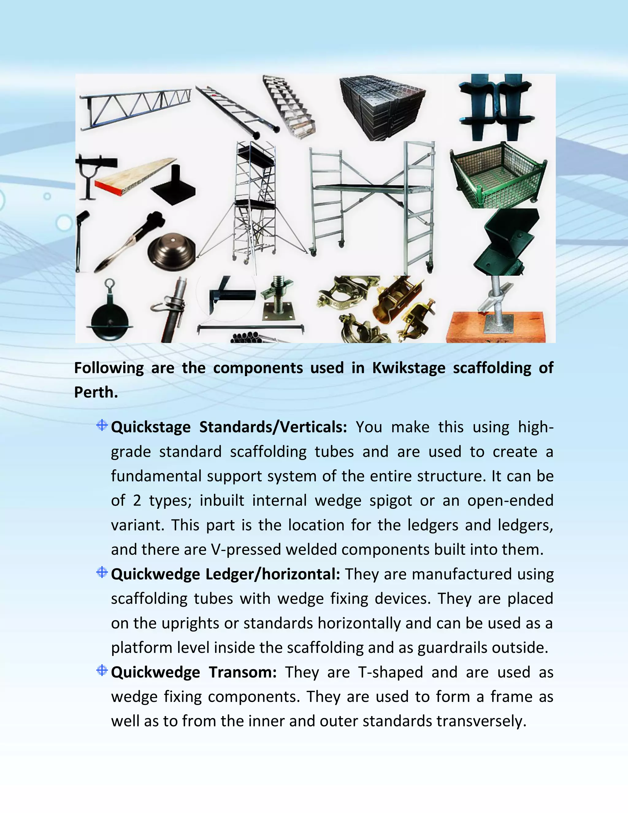 Uses of Scaffolding – Essential for Your Construction Project | PDF | Technology & Computing