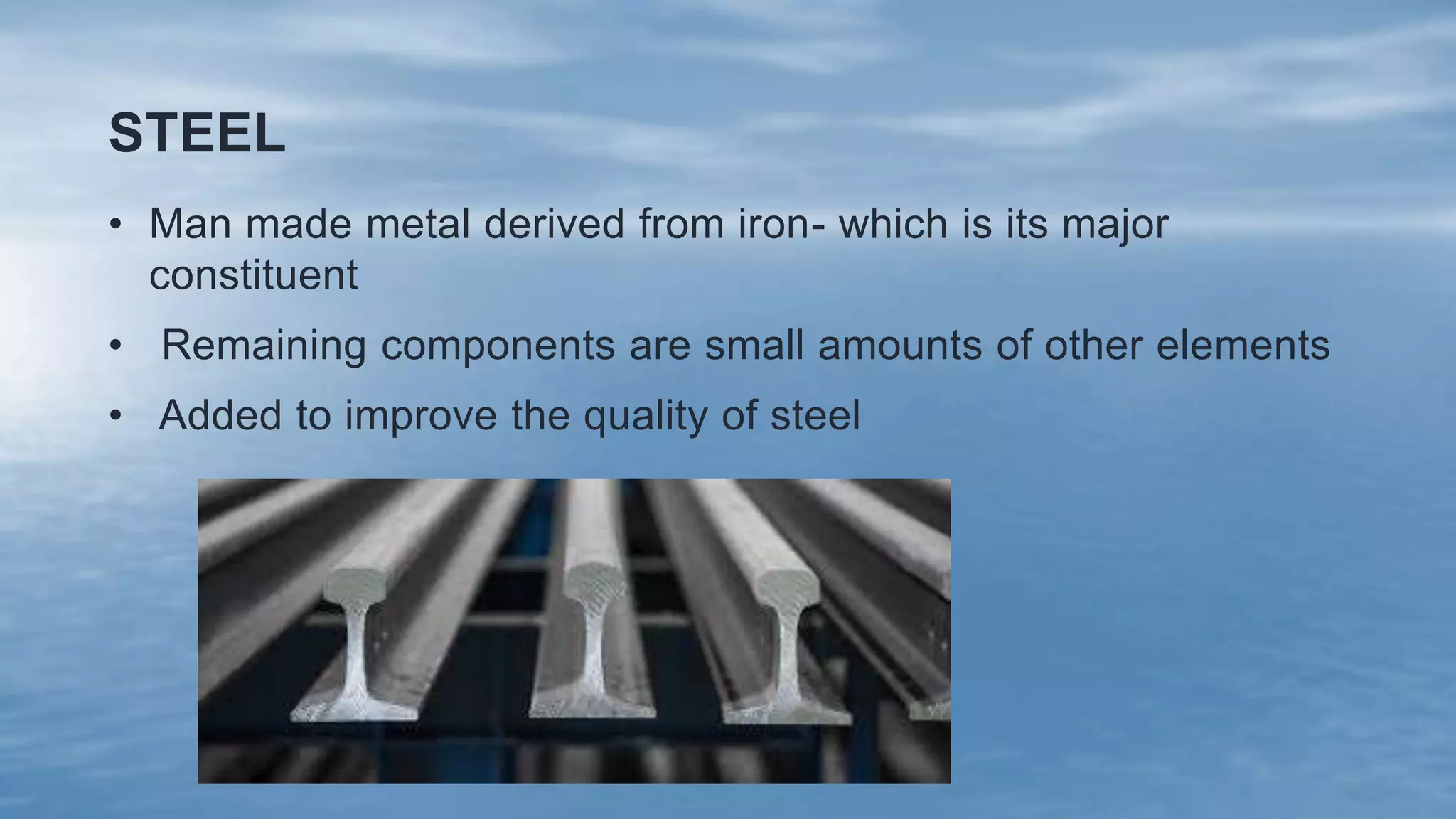 Use’s of steel and types | PPTX