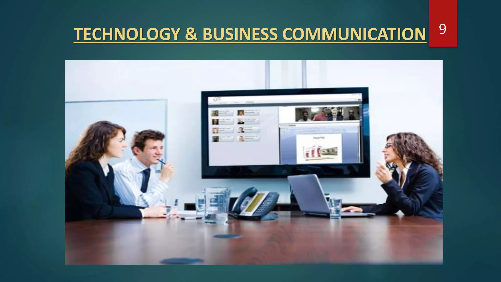 Uses of technology in business communication | PPTX