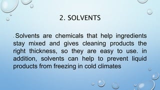 Uses of the Other Ingredients in Cleaning Products.pptx