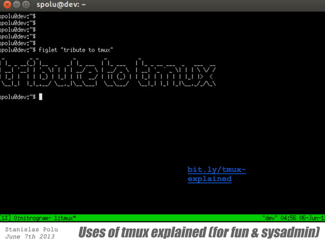 Uses of tmux explained | PPT