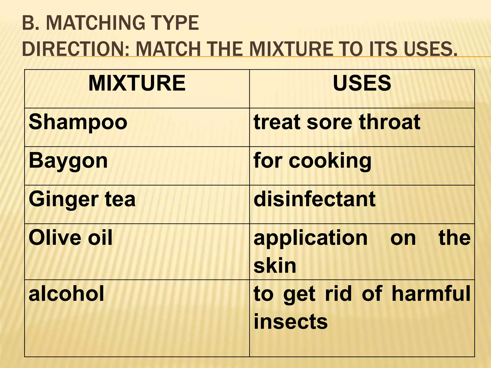Uses of uniform mixtures | PPTX