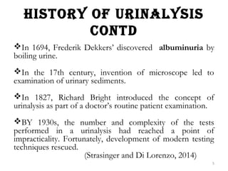 Uses of urinalysis in clinical chemistry new | PPT