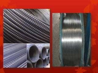 Uses of various steel in civil engineering | PPT