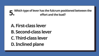 uses of wedge and lever power point presentation | PPTX
