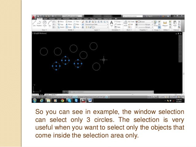 Uses Of Window Selection Crossing Window Selection And Polygon Wind