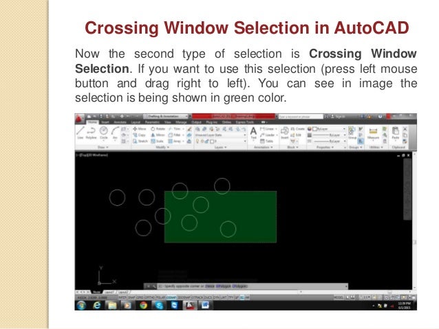 Uses Of Window Selection Crossing Window Selection And Polygon Wind