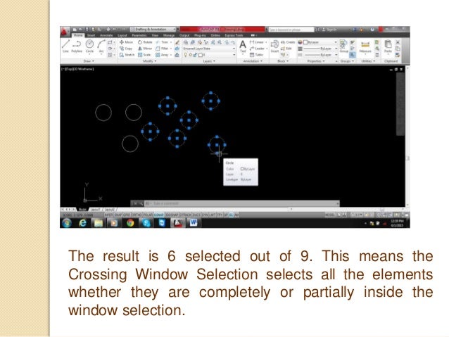 Uses Of Window Selection Crossing Window Selection And Polygon Wind