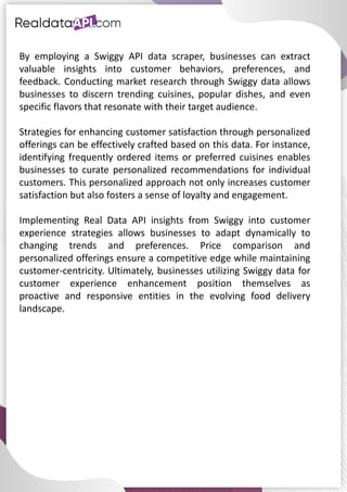 Use Swiggy Data Scraping API for Strategic Advantages.pdf