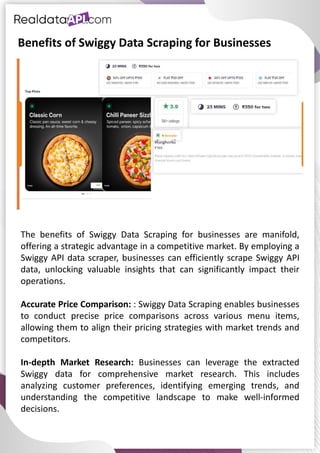 Use Swiggy Data Scraping API for Strategic Advantages.pdf