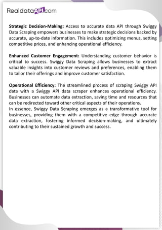 Use Swiggy Data Scraping API for Strategic Advantages.pdf