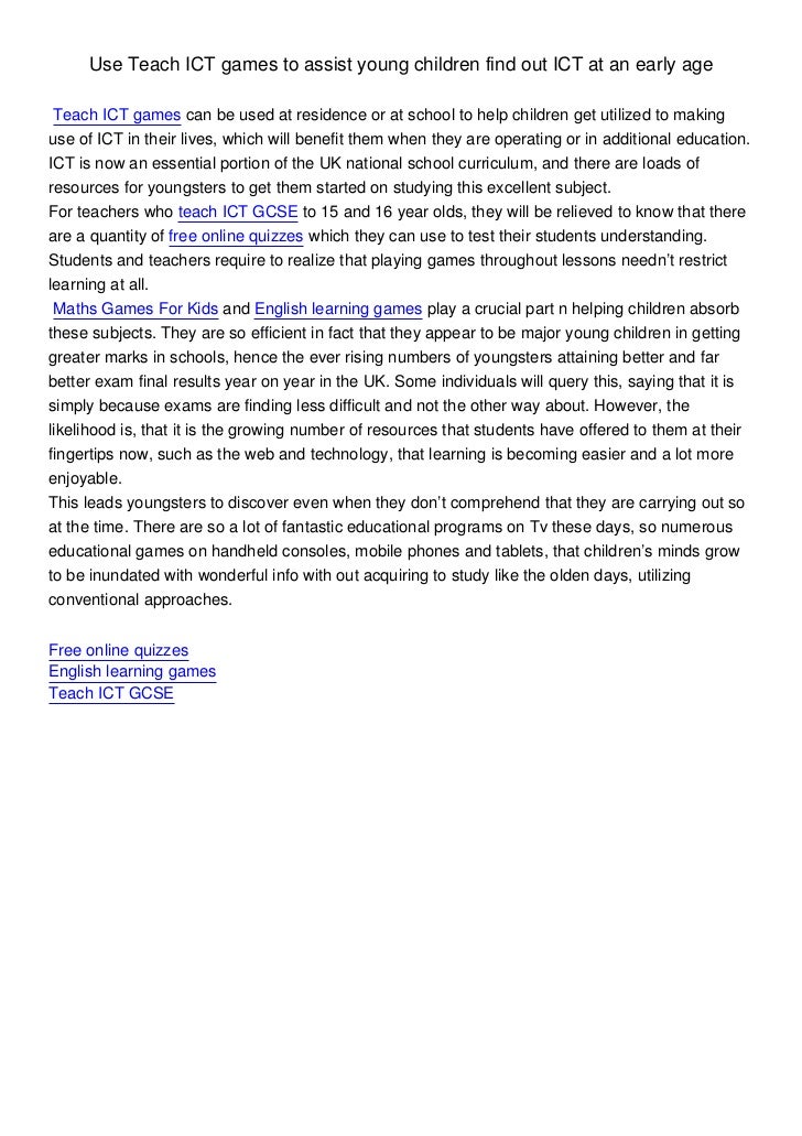 Free download Teach Ict Games And Quizzes programs - letitbitoutlet